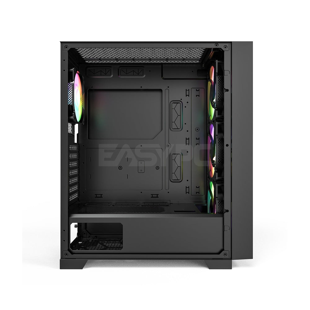 Montech Air 1000 Premium ATX Case with 3*140mm, 1*120mm ARGB Fans, Ant ...