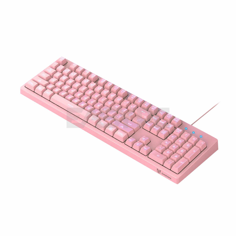 Onikuma G25 + CW905 Gaming Bundle Keyboard and Mouse Pink – EasyPC