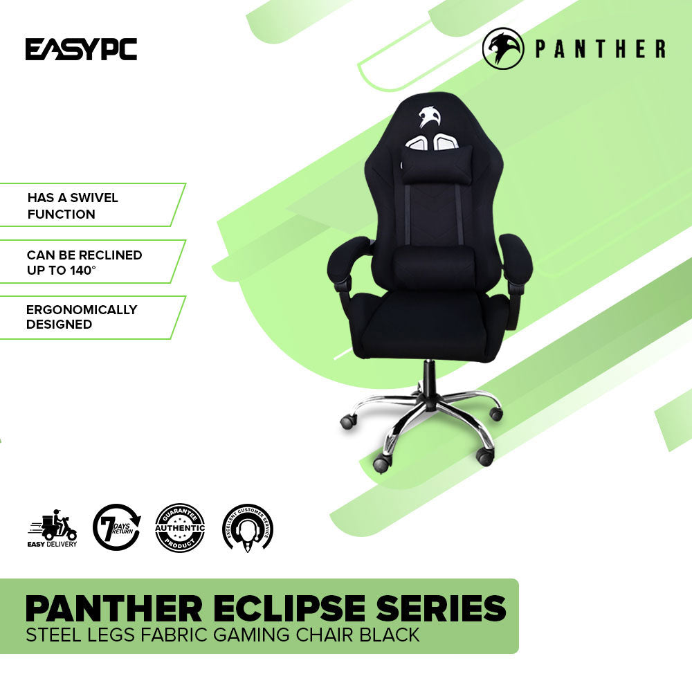 Panther Eclipse Series Steel Legs Fabric Adjustable Height Ergonomical ...