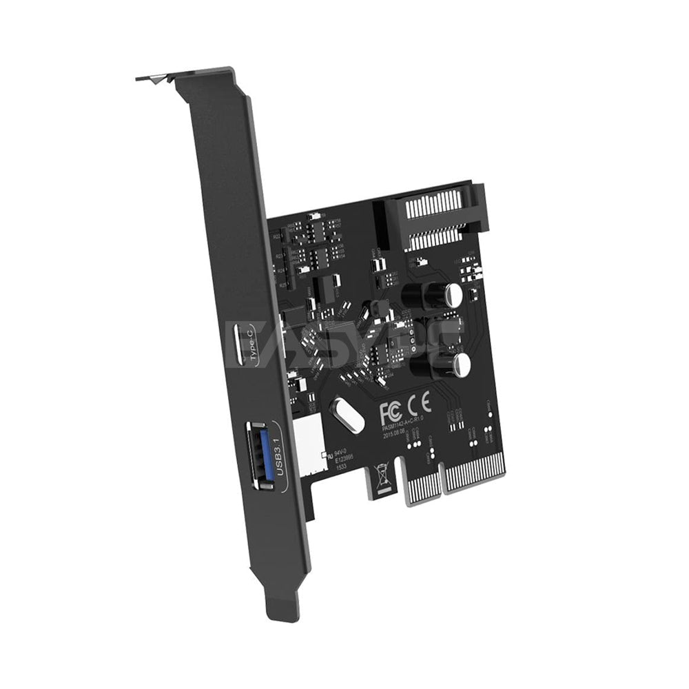 Qicent 2-Port USB3.1 USB Type C and Type A Express Card – EasyPC