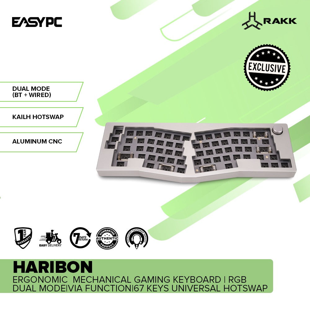 RAKK HARIBON Ergonomic Mechanical Gaming Keyboard – EasyPC