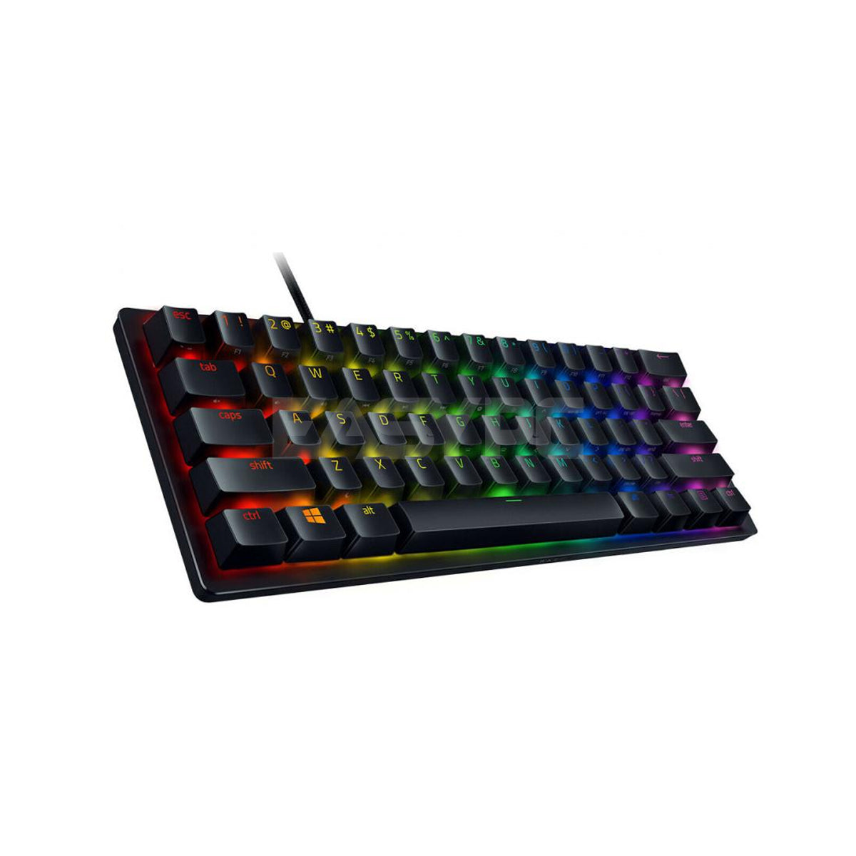 Razer Huntsman Mini Black/ White Case Detachable Type C Cable Linear O ...