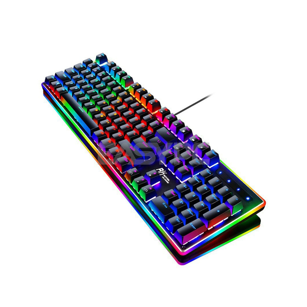 Royal Kludge RK918 RGB Symphony Lighting Huano Blue & Brown Switch Bla ...
