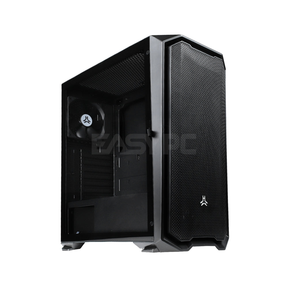 Rakk Haliya ATX Mid Tower Tempered Glass, Support mATX, iTX with 120mm ...