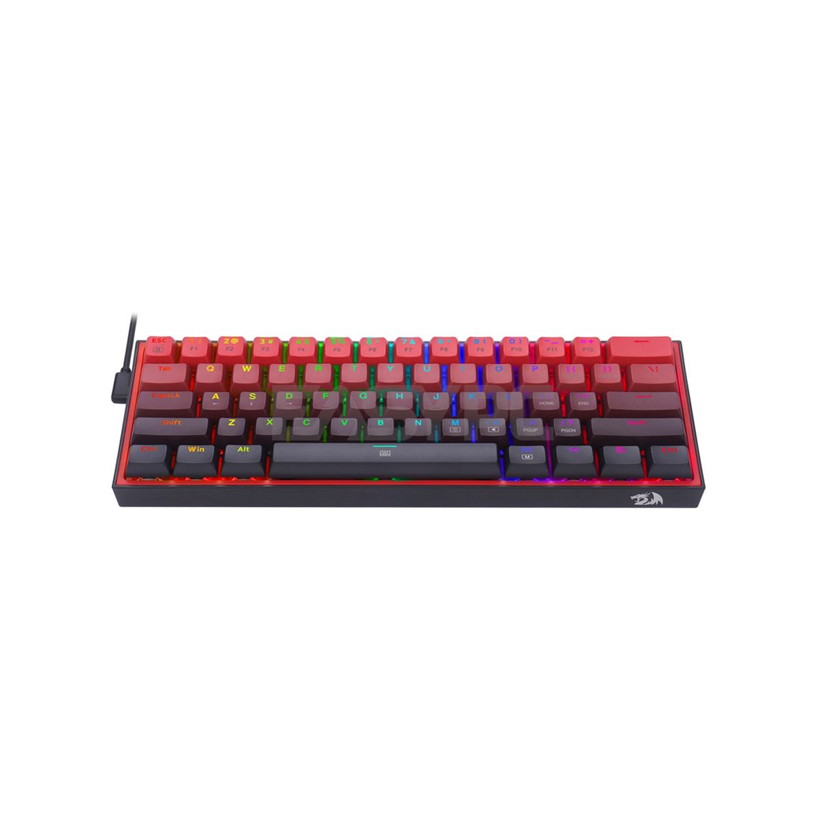 Redragon K617 FIZZ 60% Wired RGB Gaming Keyboard ,Blue Switch, Gradien – EasyPC
