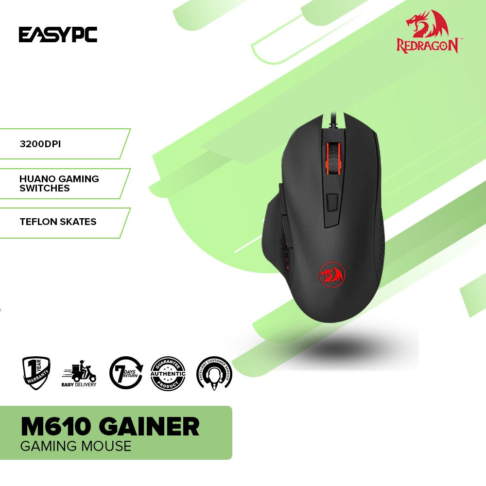 Redragon M610 Gainer Wired Gaming Mouse – EasyPC