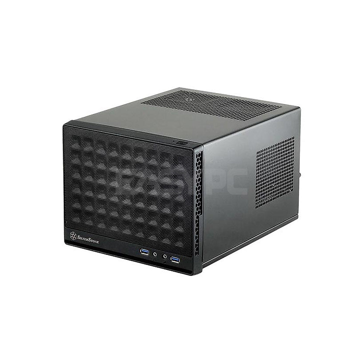 SilverStone SugoSG13 Type-C Port Black/White Mini-ITX Computer Case wi ...