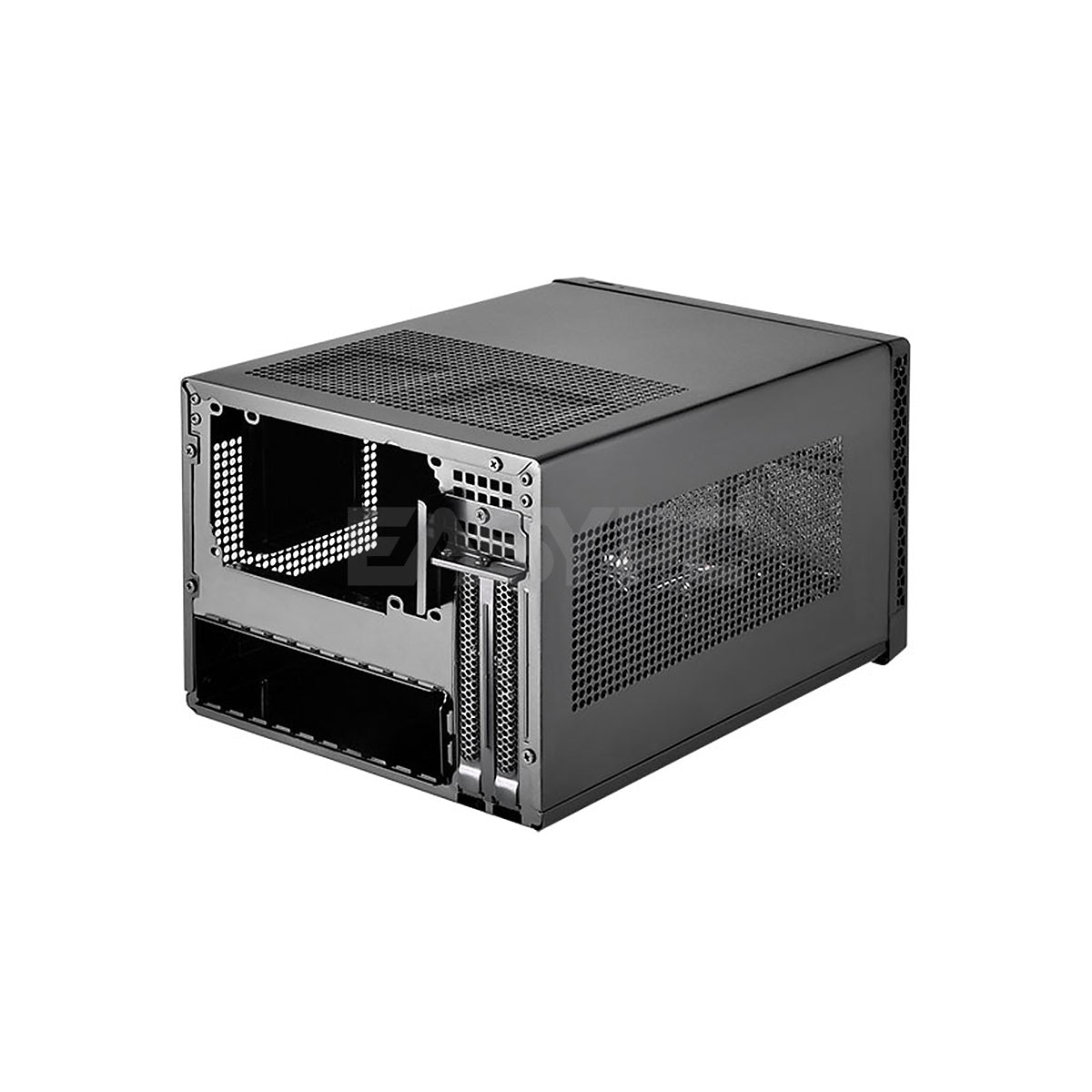 SilverStone SugoSG13 Type-C Port Black/White Mini-ITX Computer Case wi ...