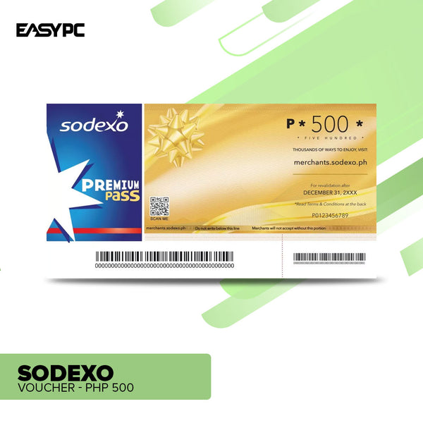 Sodexo Voucher - Php 500 – EasyPC