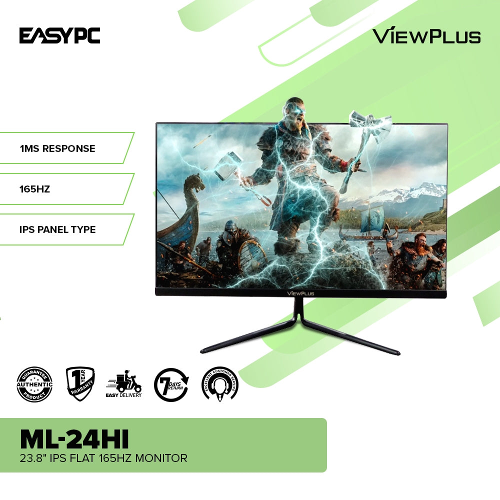 Viewplus ML-24HI 23.8" IPS FLAT 165hz Monitor – EasyPC