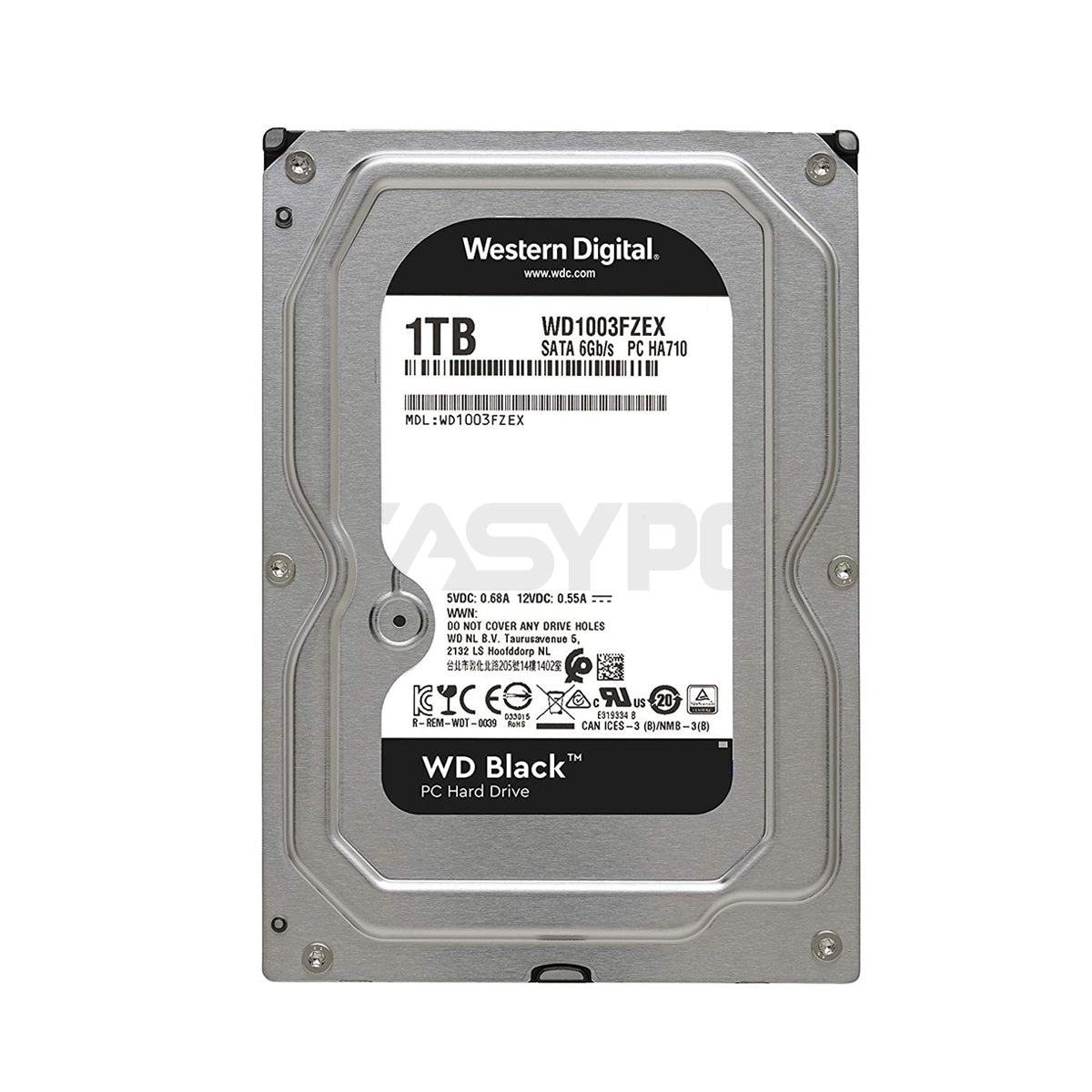 Western Digital 1TB Hard Drive Black – EasyPC