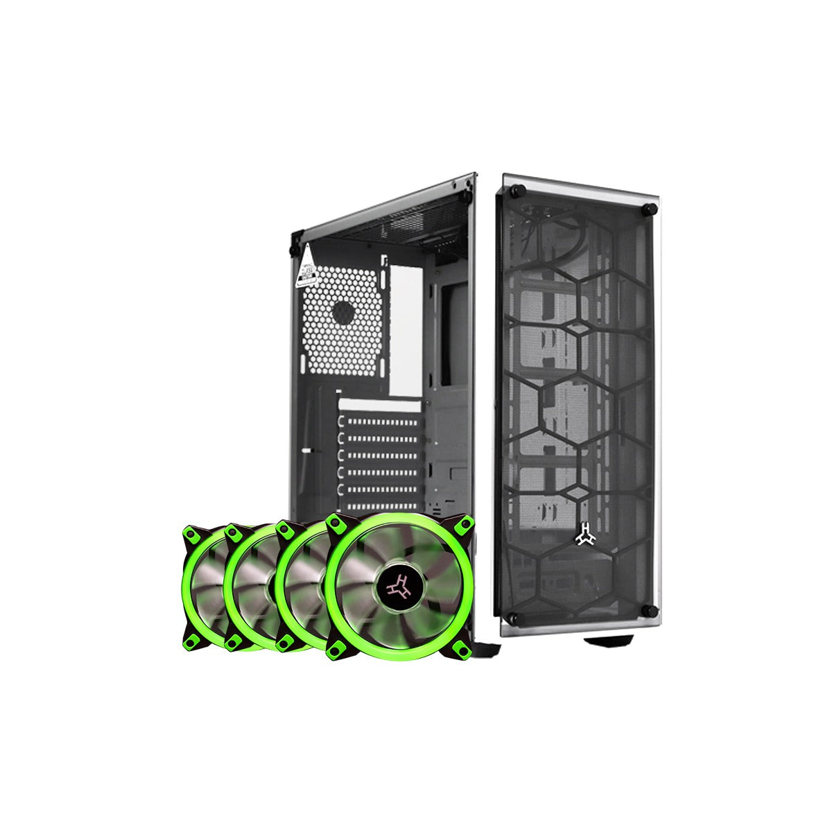 RAKK HAWANI FLOW MID TOWER WHITE+OUNOS X BUNDLES – EasyPC