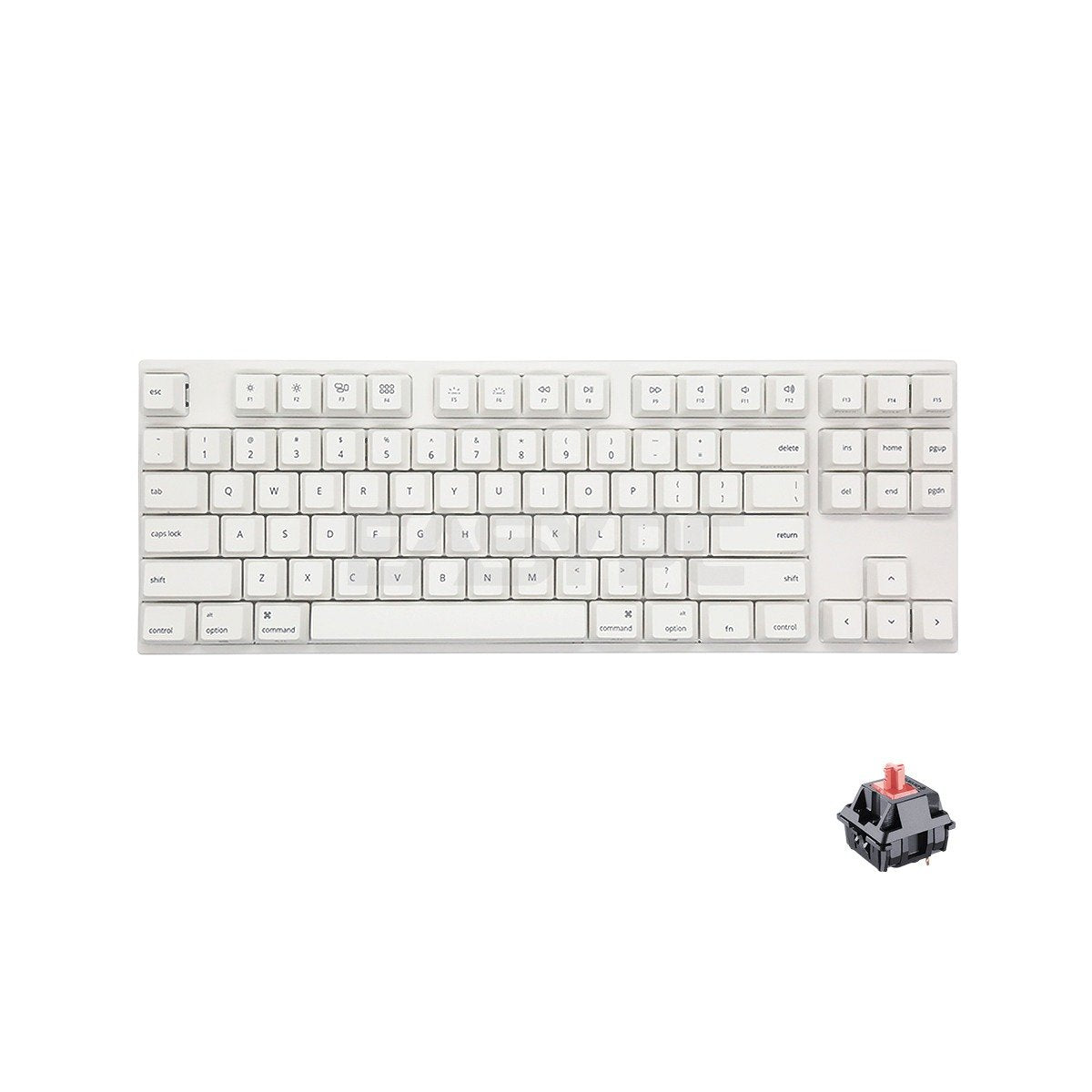 Varmilo VA87Mac-Mechanical Keyboard/White LED/Wired/87 Keys/Mac OS Com ...